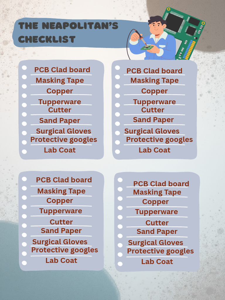 Essential Neapolitan's Checklist Items | PDF