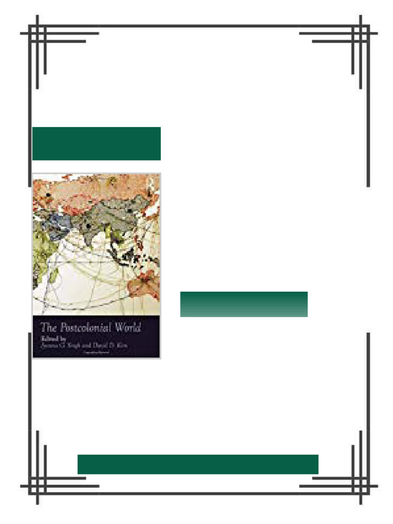 The Postcolonial World Jyotsna G. Singh eBook chapter-indexed pdf | PDF ...