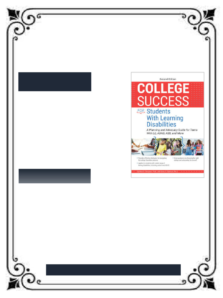 College Success for Students With Learning Disabilities Cynthia Simpson ...