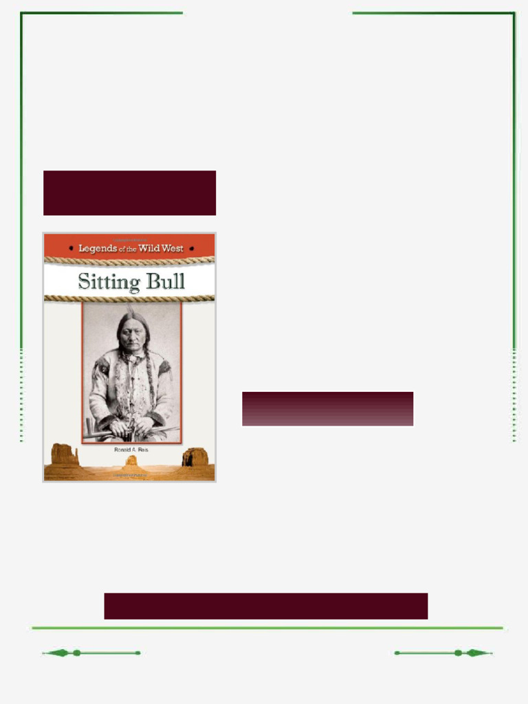 Sitting Bull Legends of the Wild West 1st Edition Ronald A. Reis ebook ...