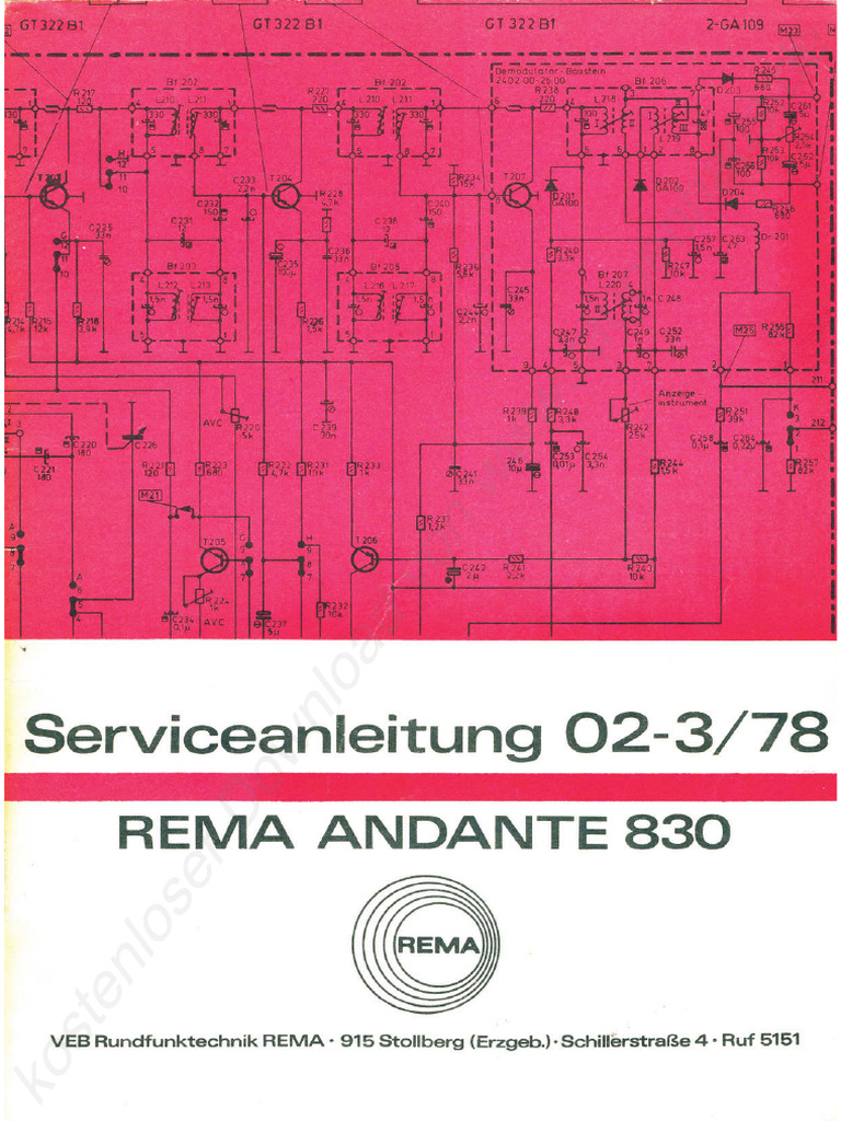 Andante 830 Su | PDF