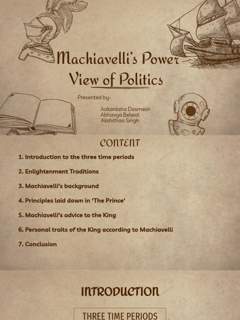 Machiavelli | PDF | The Prince | Niccolò Machiavelli