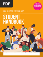 AQA A Level Psychology Revision Checklist | PDF | Psychology ...