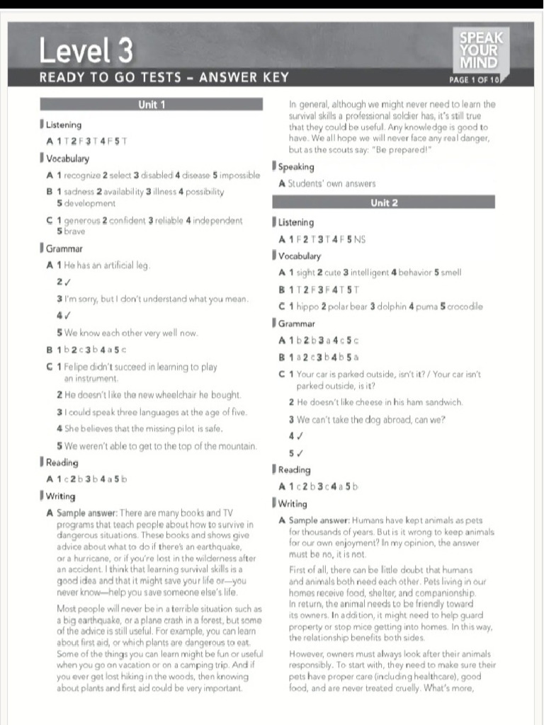 Sym 3 Answer Key-1 | PDF