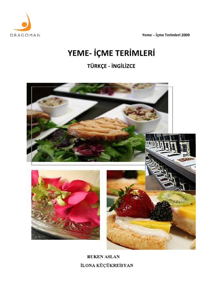 Yeme Icme Terimleri | PDF