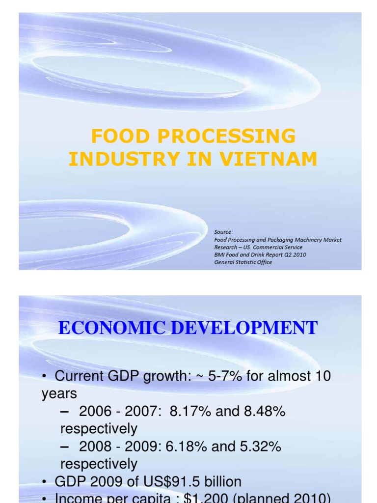 Food Processing in Vietnam | PDF | Juice | Diet & Nutrition