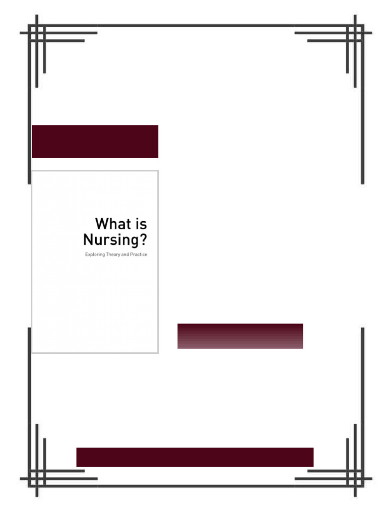 WHAT IS NURSING Exploring Theory and Practice 3rd Edition by Carol Hall, Dawn Ritchie 1446257029 ...