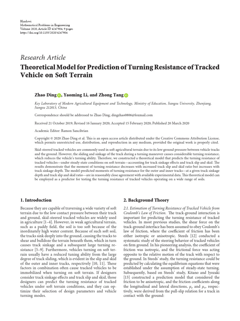 Theoretical_Model_for_Prediction_of_Turning_Resist | PDF | Friction | Force