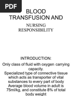 Blood Transfusion Timing Guidelines | PDF | Blood Transfusion | Human ...