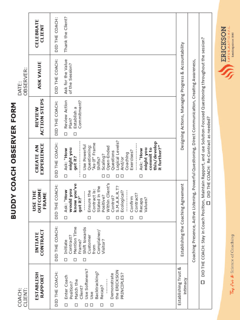 Buddy Coach Feedback Form | PDF | Communication | Social Psychology