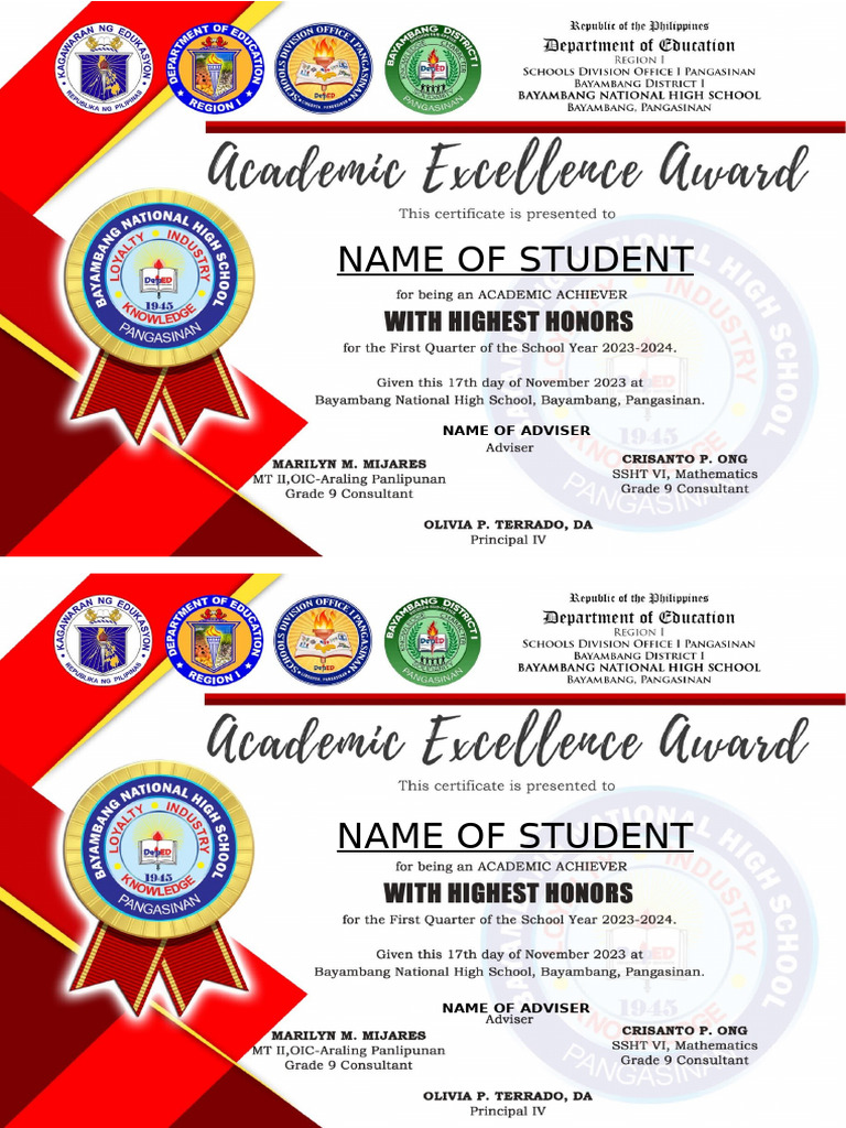 Grade 9 New Template | PDF