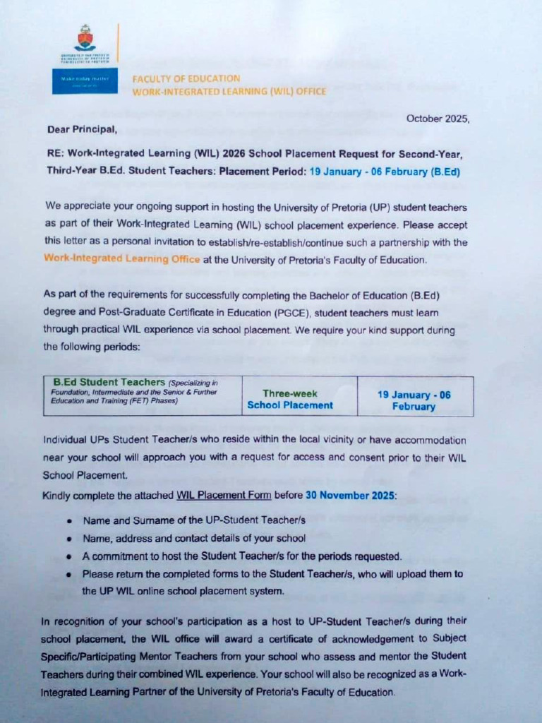 Placement Form | PDF