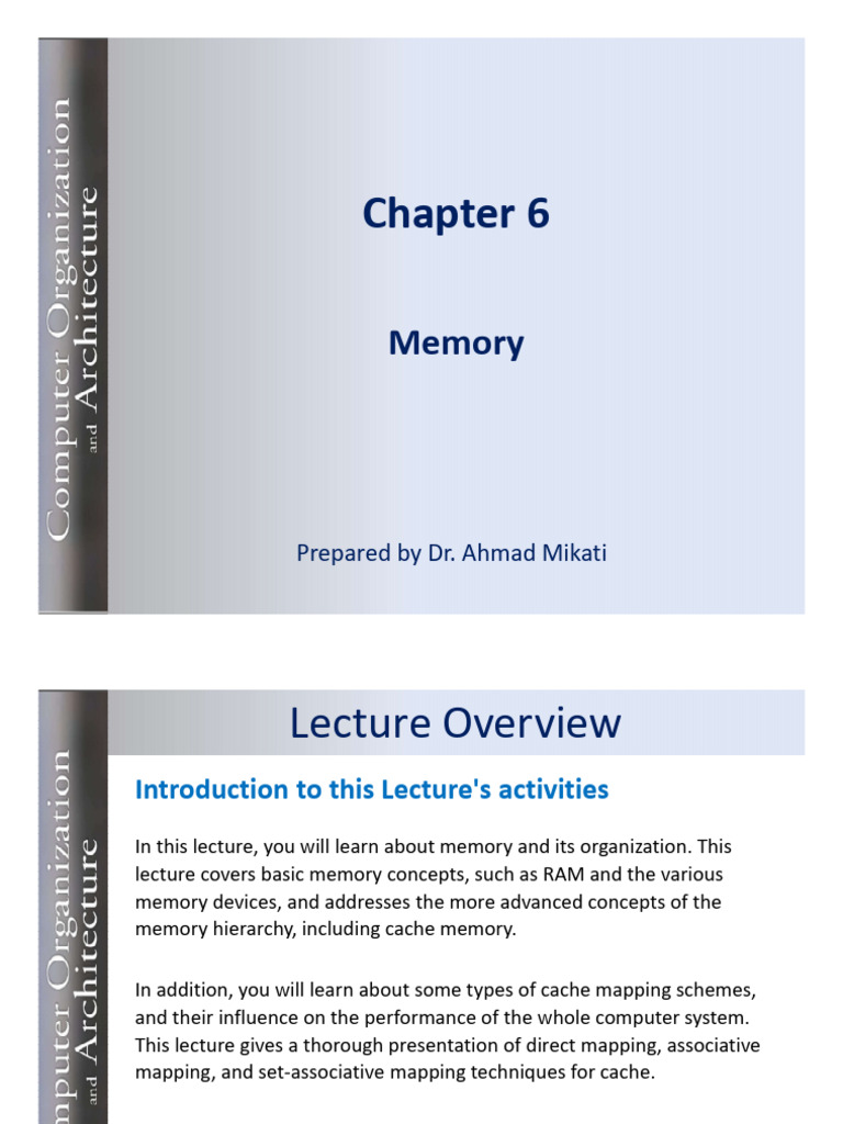 tm103 c6 | PDF | Random Access Memory | Cpu Cache