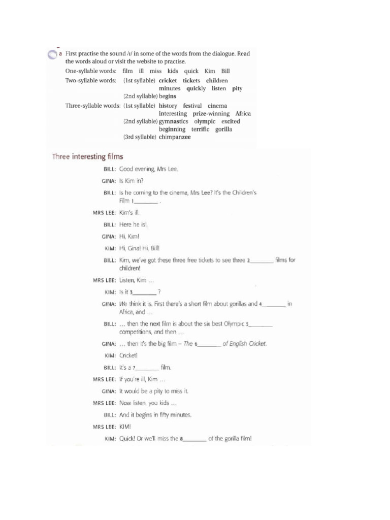 (Homework) Long I Vs Short I | PDF