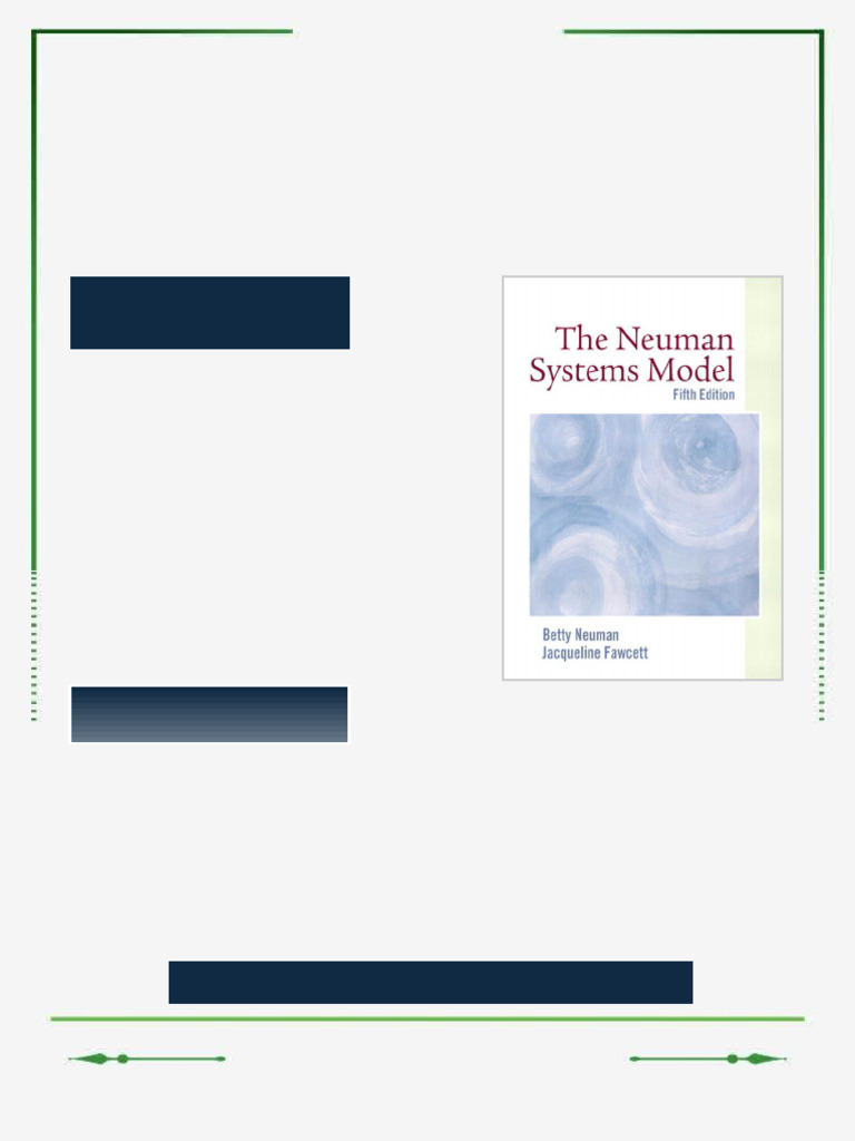 The Neuman Systems Model 5th Edition by Jacqueline Fawcett, Betty ...