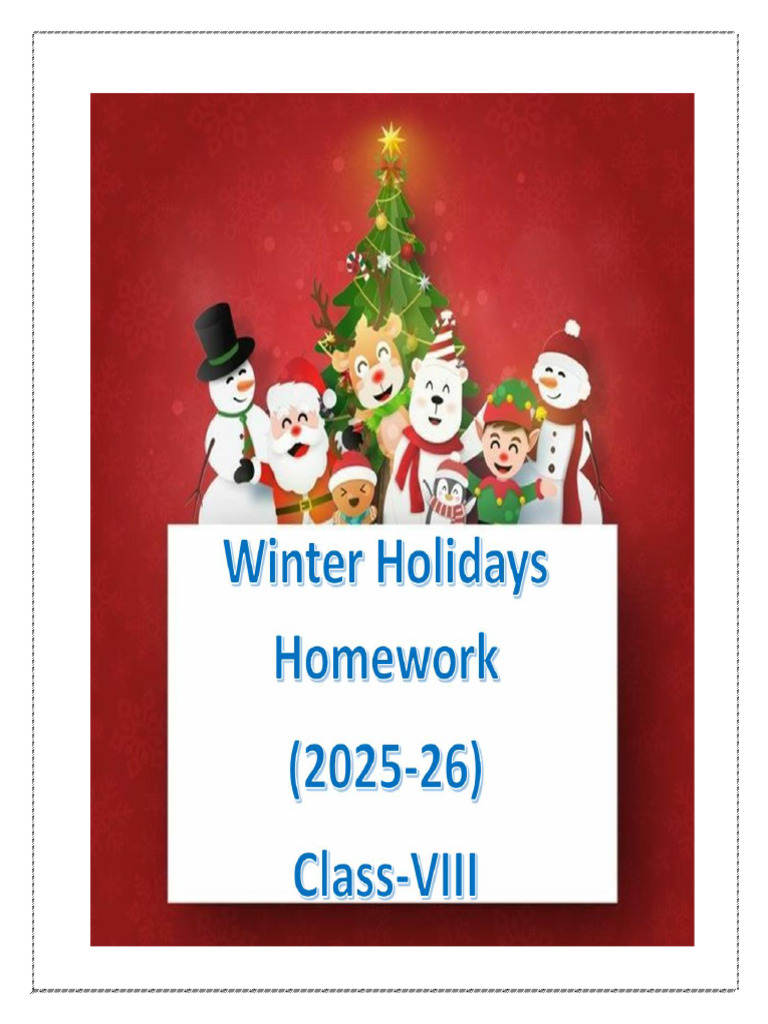 Winter holiday homework | PDF | Sound | Seismology