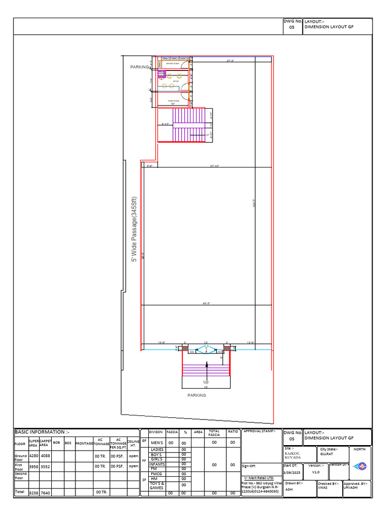 4.DIM LAYOUT GF | PDF