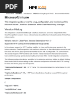 HPE A00106086en Us ClearPass Integration-Guide Microsoft InTune | PDF ...