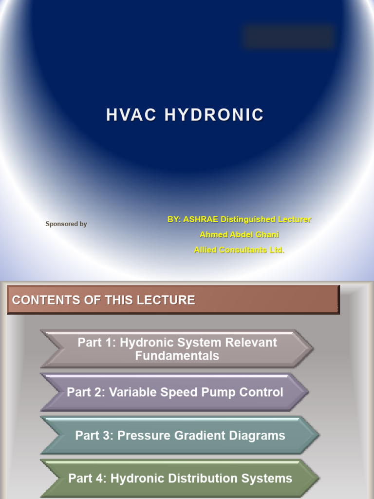 Hvac Hydronic (1) | PDF | Pump | Valve
