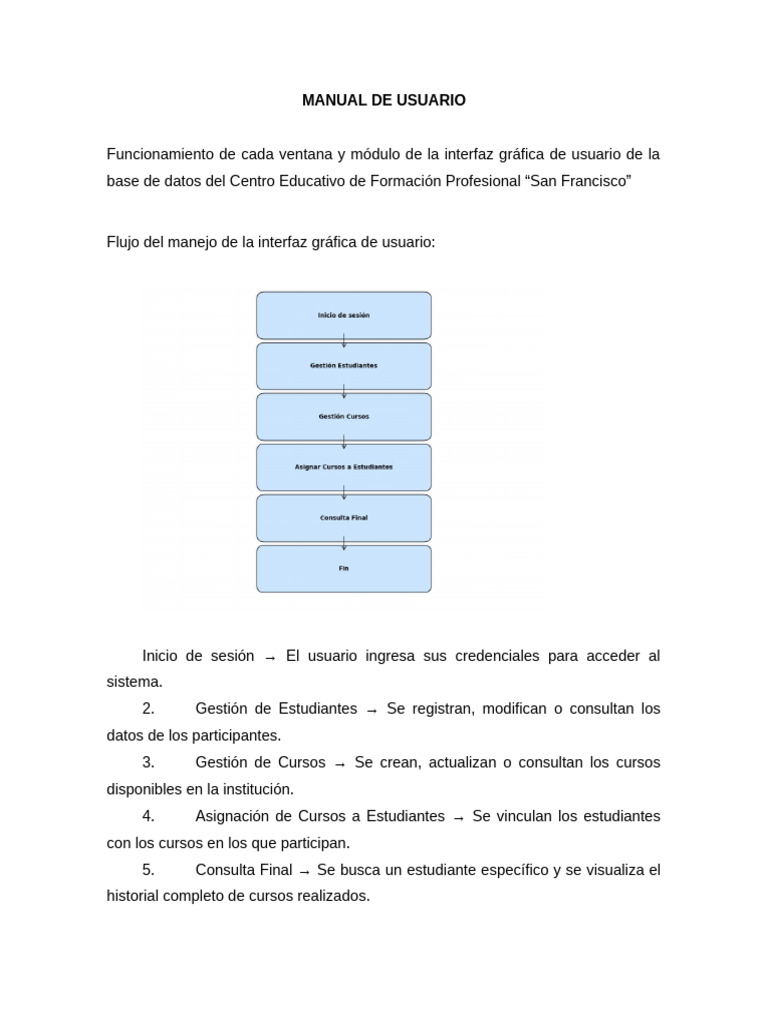 Manual de Usuario | PDF | Usuario (informática) | Ventana (informática)