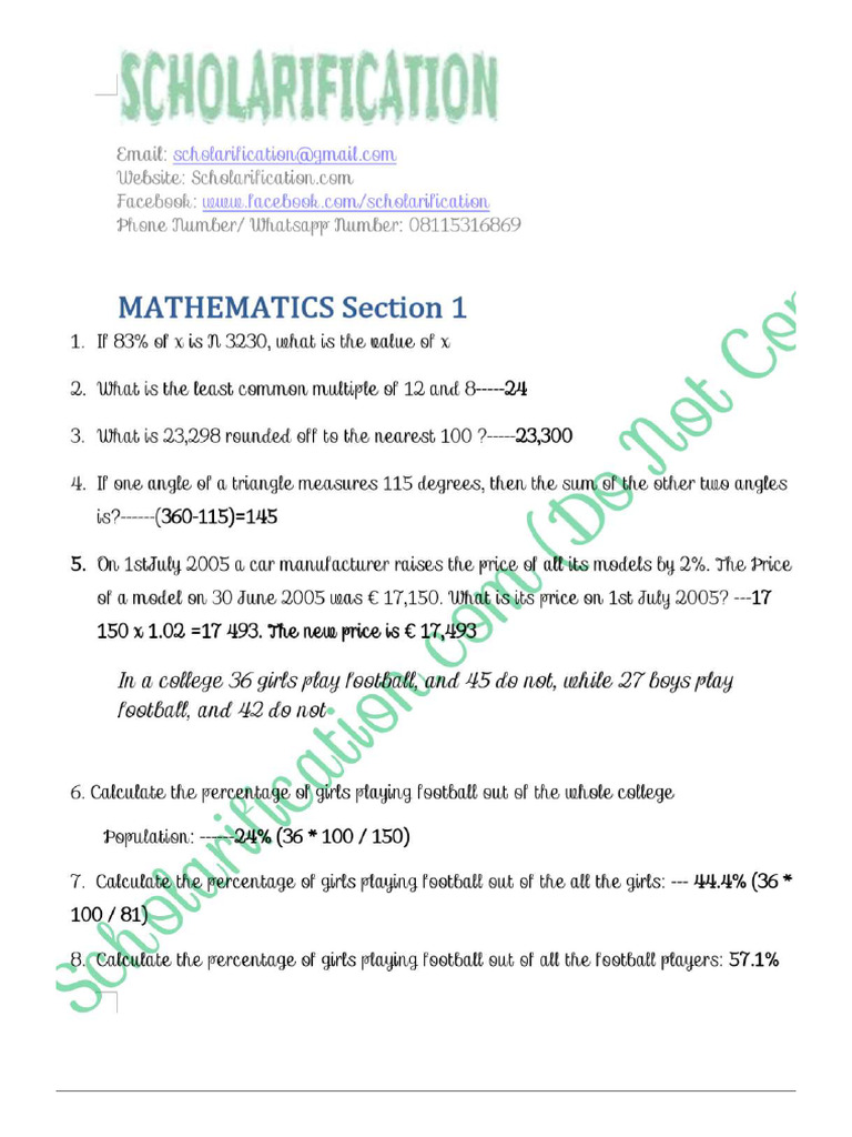 Total Mathematics | PDF