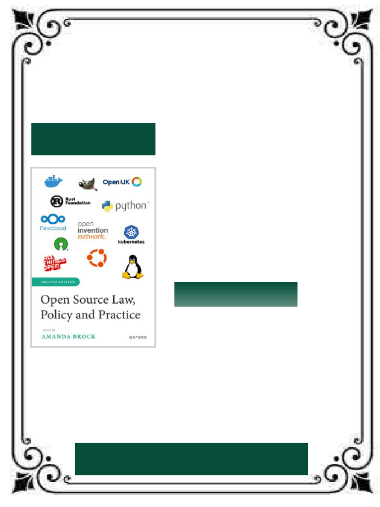 Open Source Law, Policy and Practice 2nd Edition Amanda Brock online ...