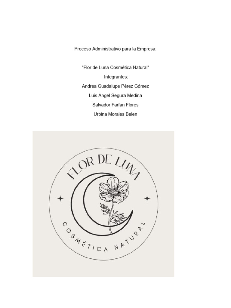 flor de luna-1 (1) | PDF | Calidad (comercial) | Marketing