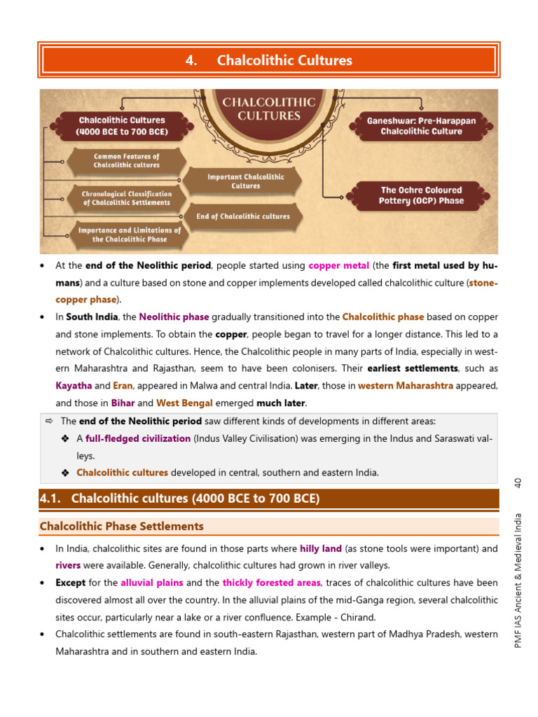 Chalcolithic Cultures of Ancient India | PDF | Archaeology