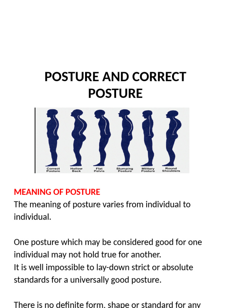 Understanding Good Posture Essentials | PDF | Foot | Weakness