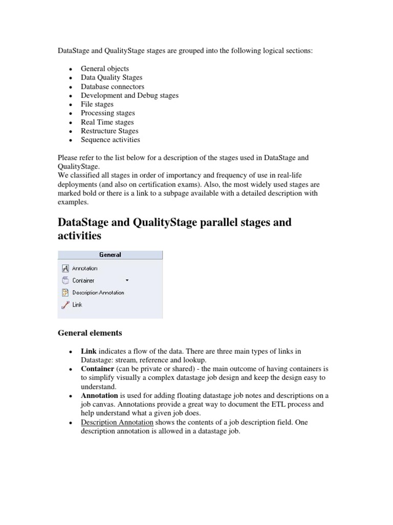 DataStage Job Design Overview | PDF | Ibm Db2 | Microsoft Sql Server
