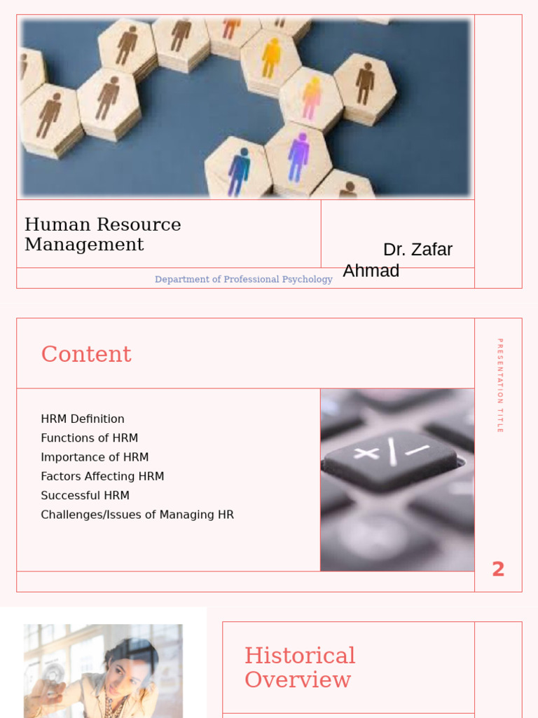 1-Intro to HRM | PDF | Human Resource Management | Employee Retention