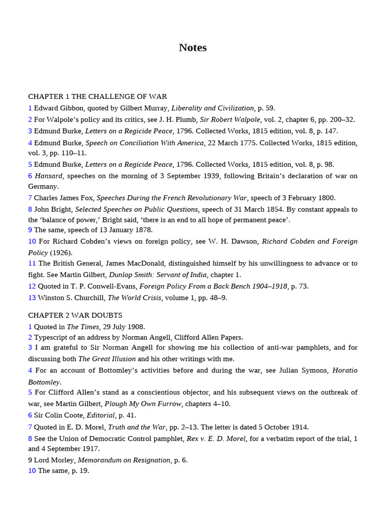 Insights on War and Peace Dynamics | PDF | David Lloyd George | Neville ...
