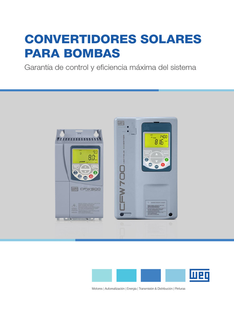 WEG Solar Modelos. | PDF | Energía solar | Corriente continua