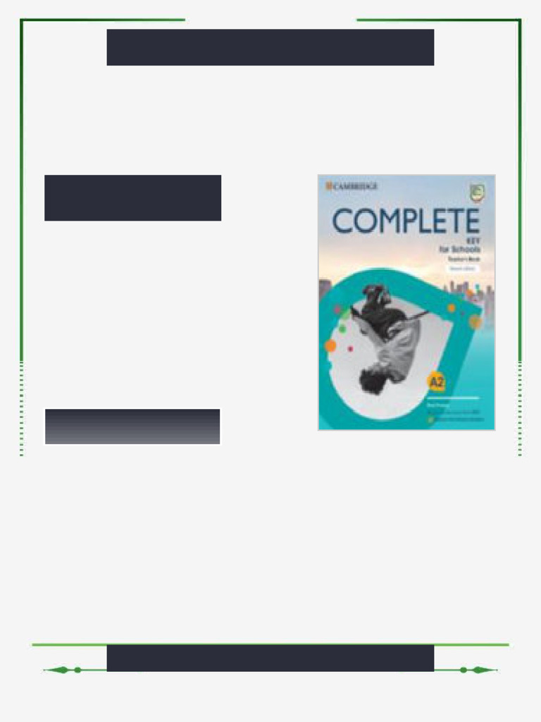 Complete Key for Schools for Spanish Speakers Teacher s Book Rod ...