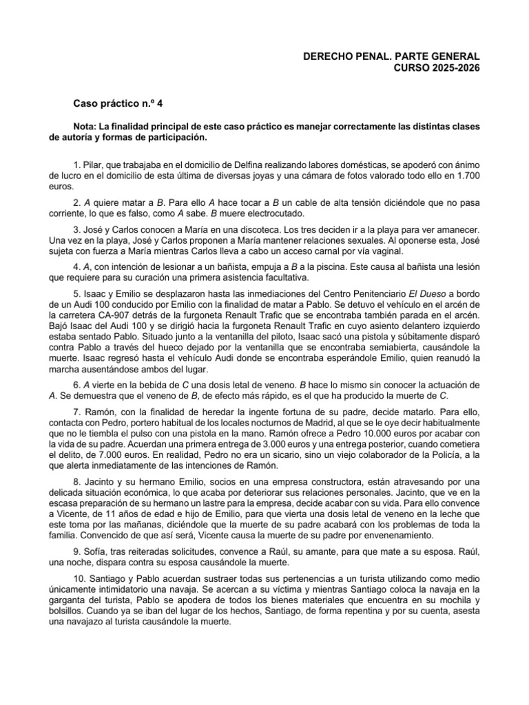 Supuesto práctico 4 | PDF