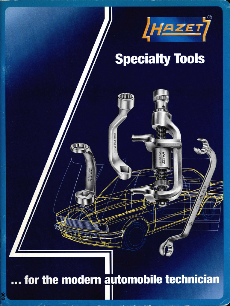 Hazet Specialty Tools 806 | PDF | Volkswagen | Motor Vehicle