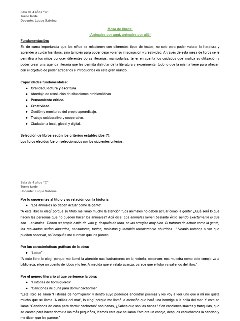 Agenda de Libros- Animales | PDF | Cognición