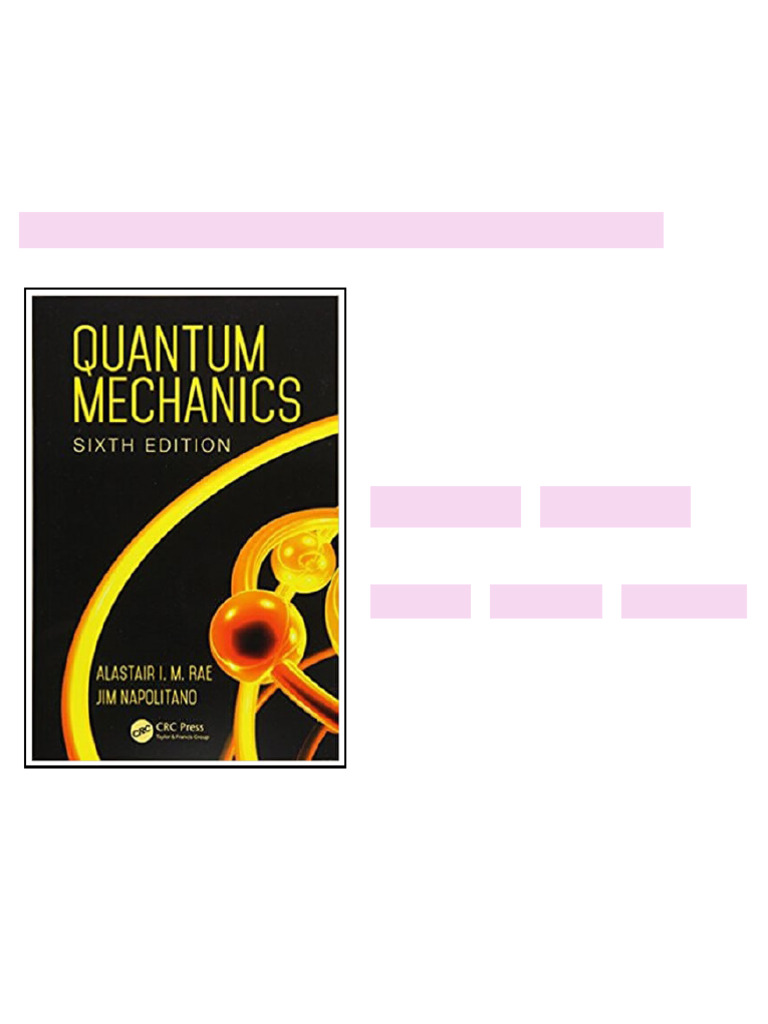 Quantum Mechanics 6th Rae Solution Manual - test bank and solution ...