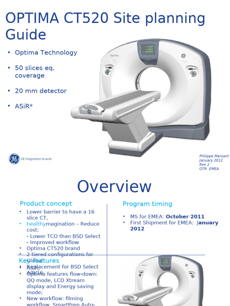 Optima CT520 Site Planning Guide | PDF | Equipment | Electricity