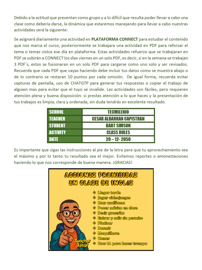 Friendly Reminder Eng 9 | PDF
