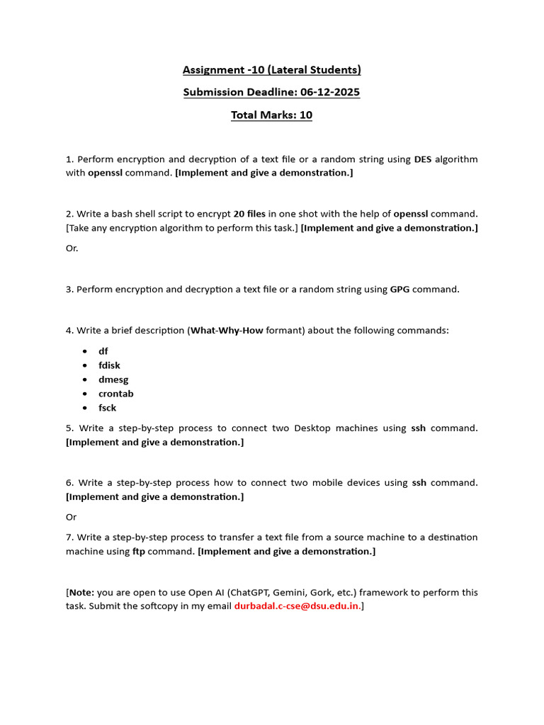 Assignment 10 LP LT Students | PDF