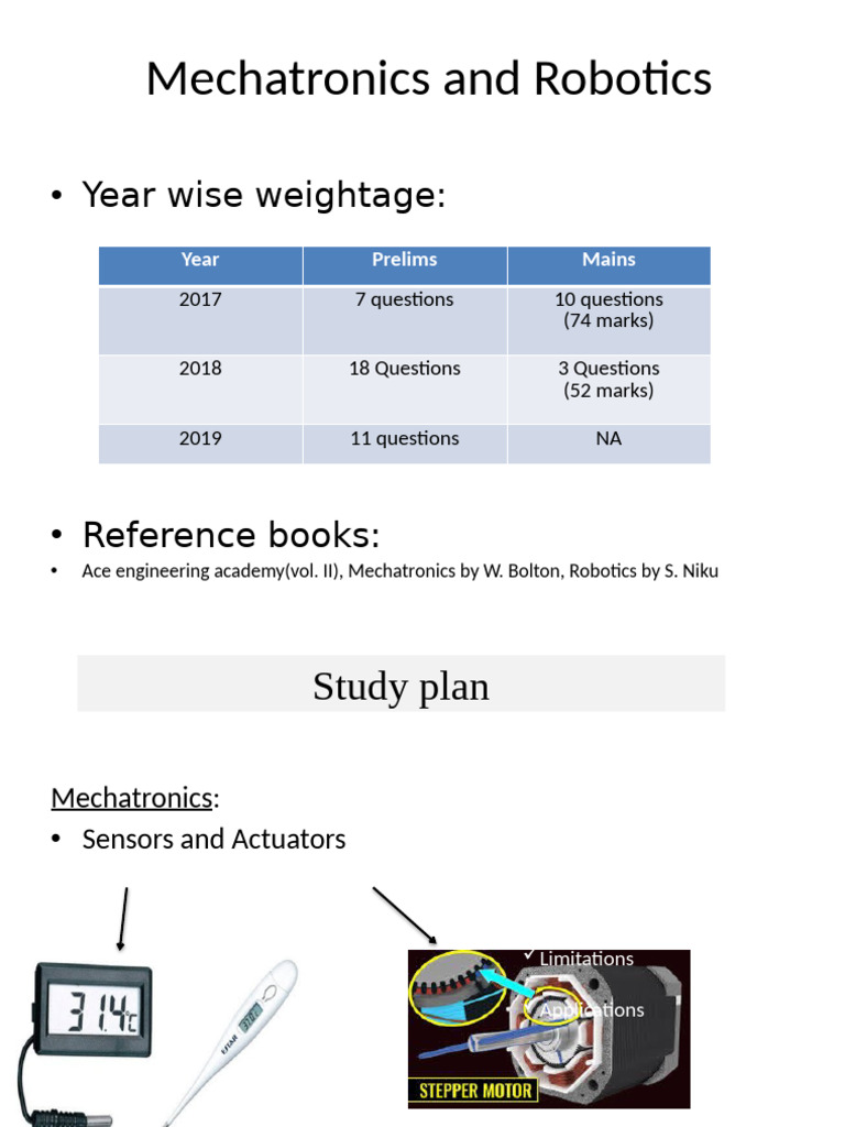 Mechatronics - PPT2 | PDF | Piezoelectricity | Mechatronics