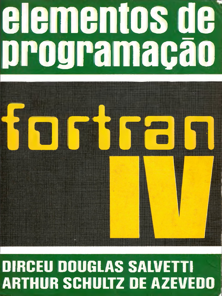Elementos de Programacao Fortran IV | PDF | Linguagem de programação ...