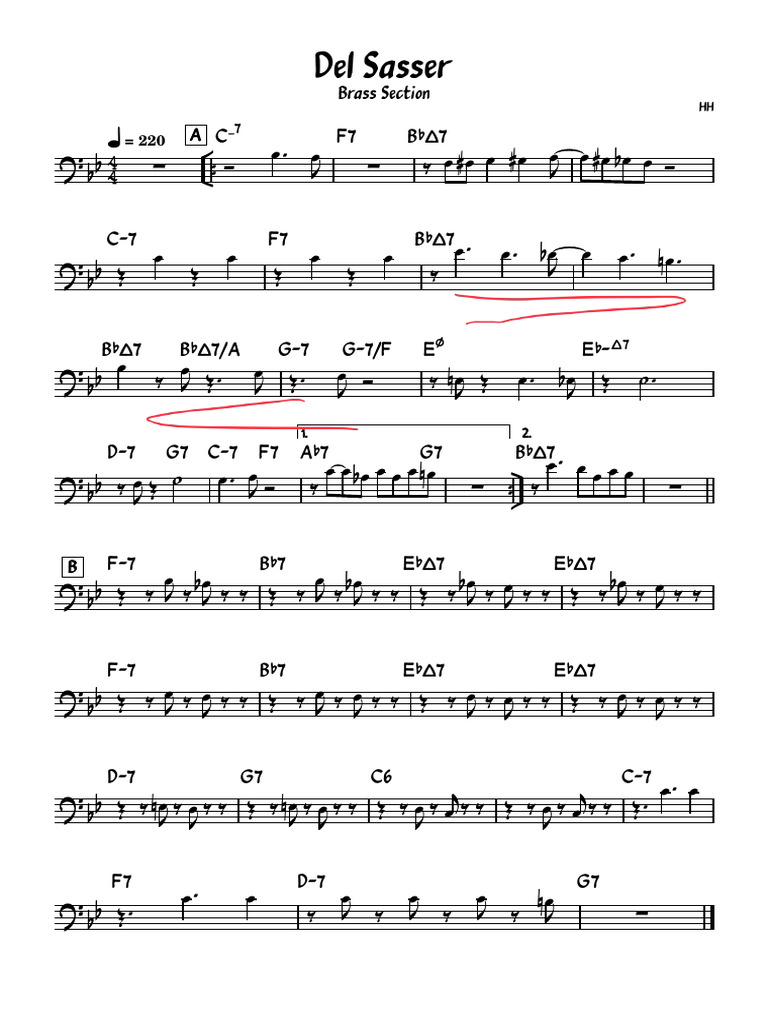 Del Sasser Brass Section Trombon | PDF | Chess Theory | Chess