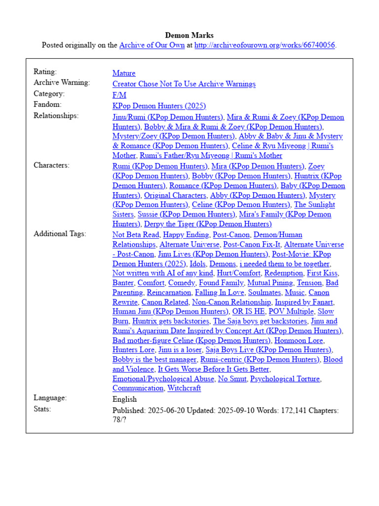 Demon_Marks | PDF