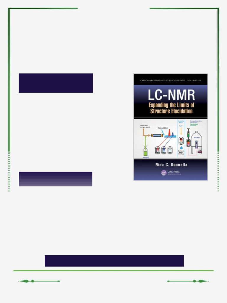 LC NMR Expanding the Limits of Structure Elucidation 1st Edition Nina C ...