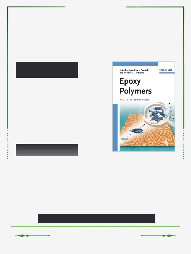 Epoxy Polymers New Materials and Innovations 1st Edition Jean-Pierre ...