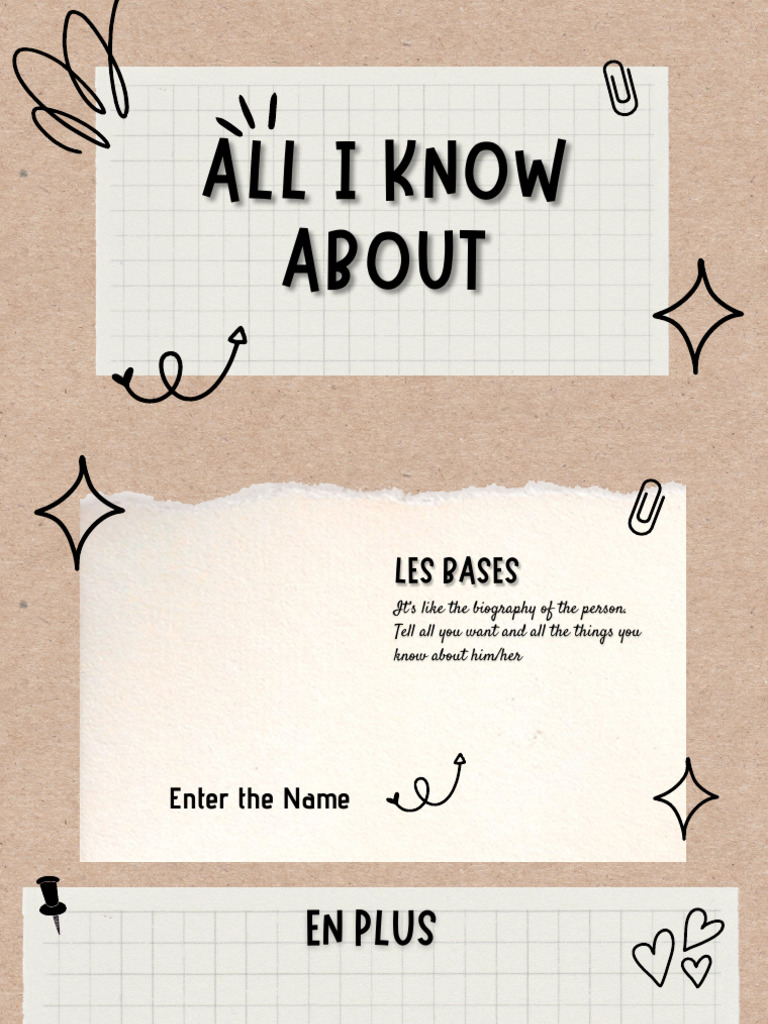 All I Know About | PDF