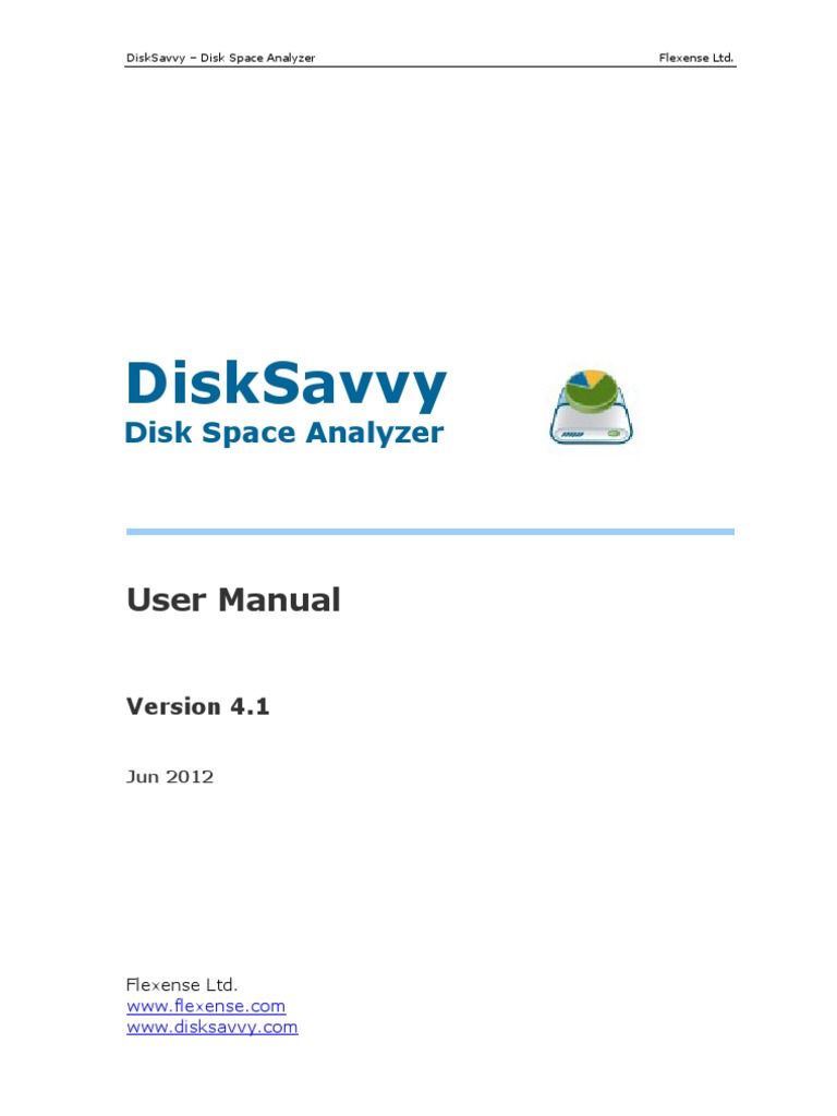 DiskSavvy User Manual for Disk Analysis | PDF | Command Line Interface ...