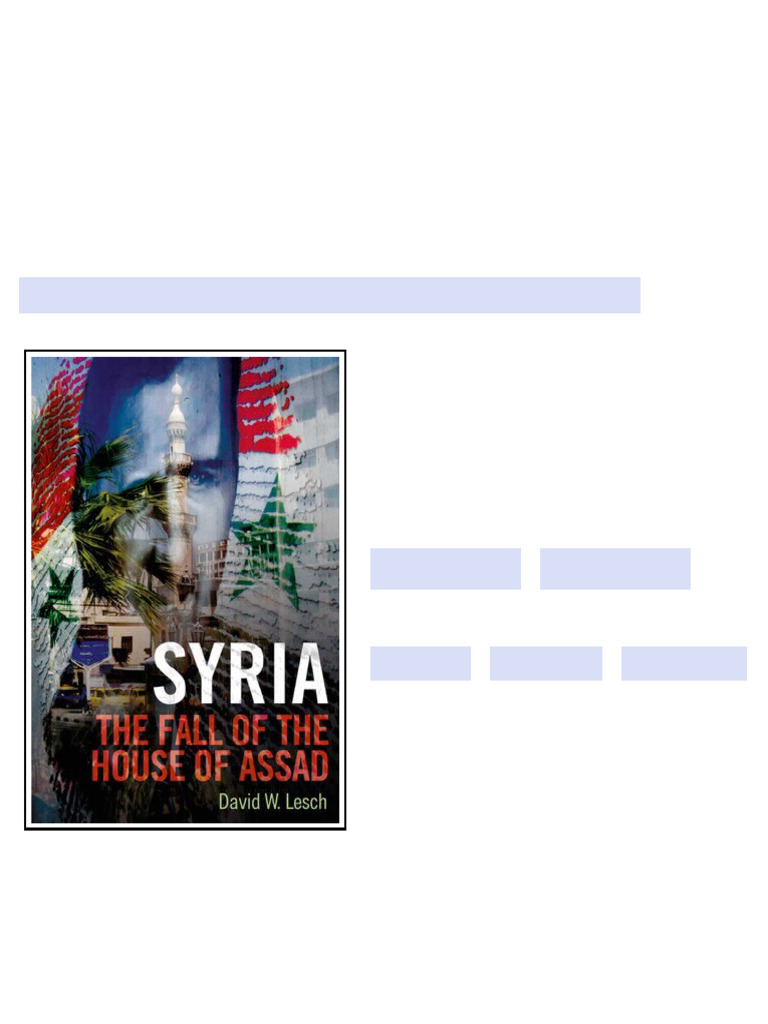 Syria The Fall of the House of Assad 2013 David W. Lesch - ebook and ...